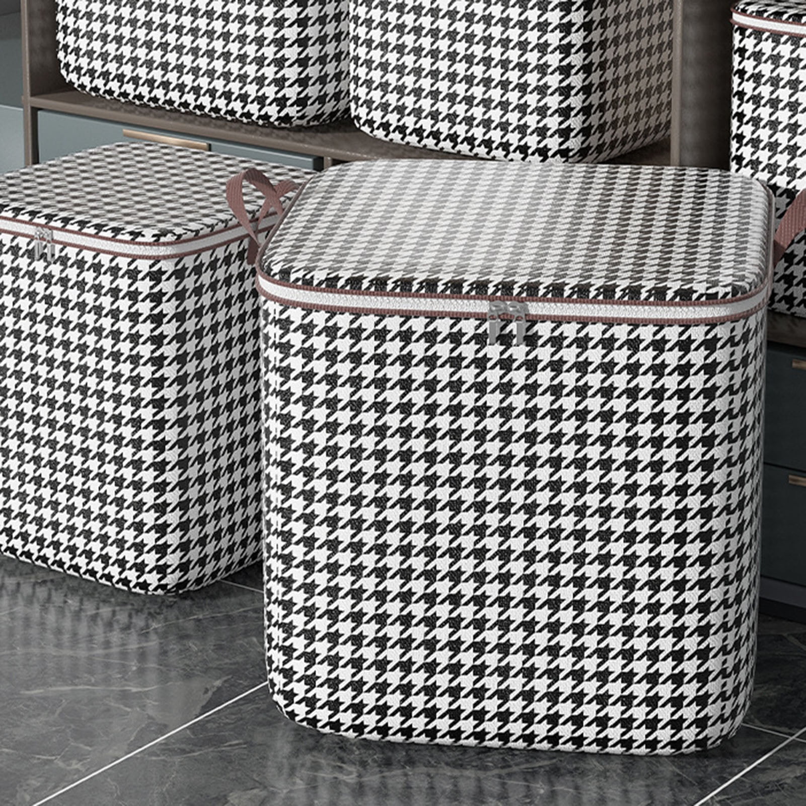 Hesroicy Quilt Storage Bag - 110/140/180L Capacity, Portable Handle ...