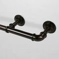 Better Homes & Gardens 1" Industrial Pipe Single Curtain Rod 42-120 ...