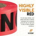 24pk Danger/Peligro Do Not Enter Tape Roll - 24 Rolls - 1000 Ft x 3 Inch Wide Each - Red Safety ...