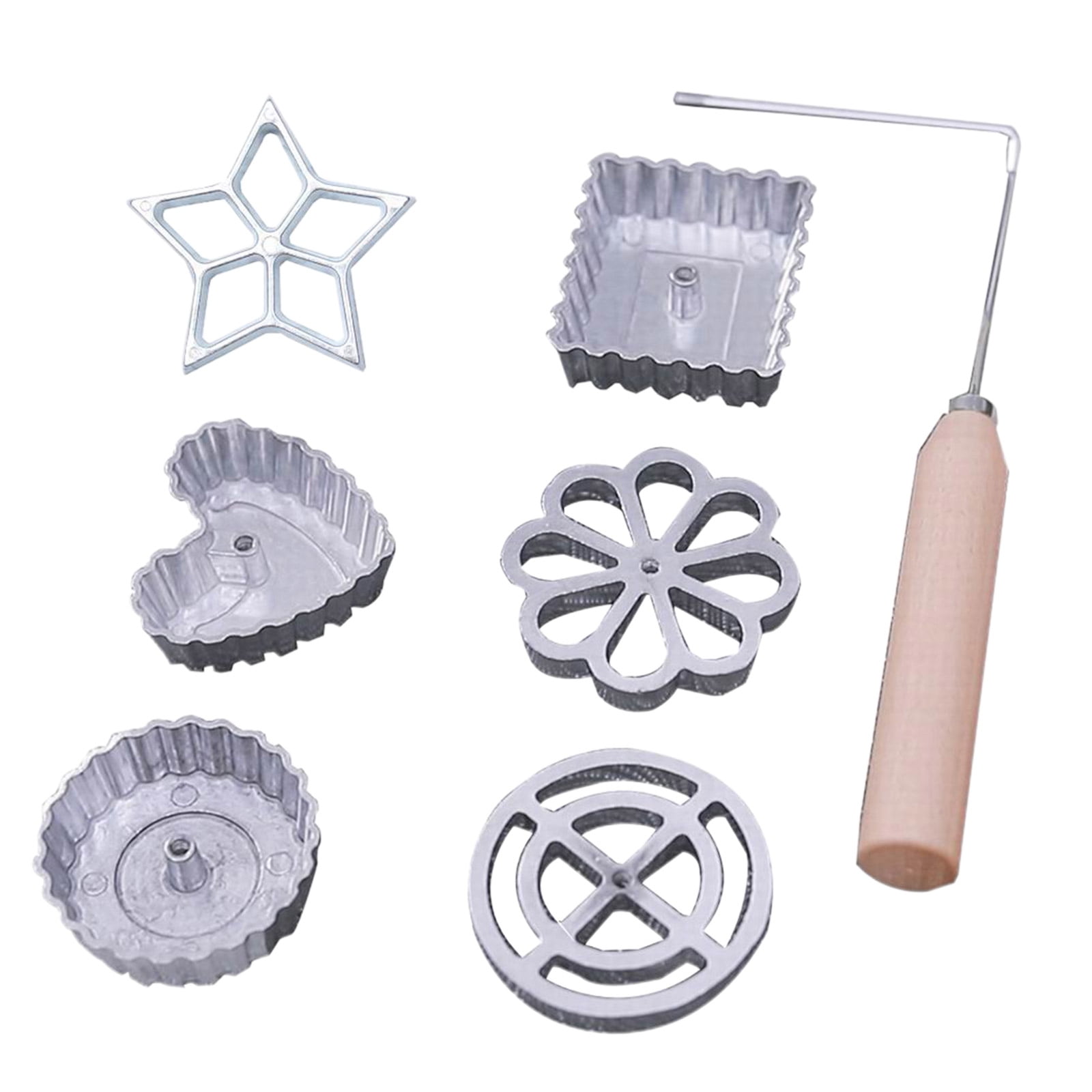 Achappam Mold Bunuelos Moulds with Handle Rosette Maker Rosette Cookie ...