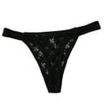 Easdkghay Intimates Womens Stretch Bikini G String Panty Lace Trim 3