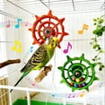 A Colorful Parrot Steering Wheel Toy with a Spinning Disc, Perfect for ...