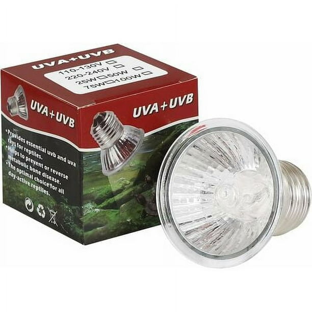 Lámpara de calor de tortuga, bombilla calefactora LED UVA/UVB de ...