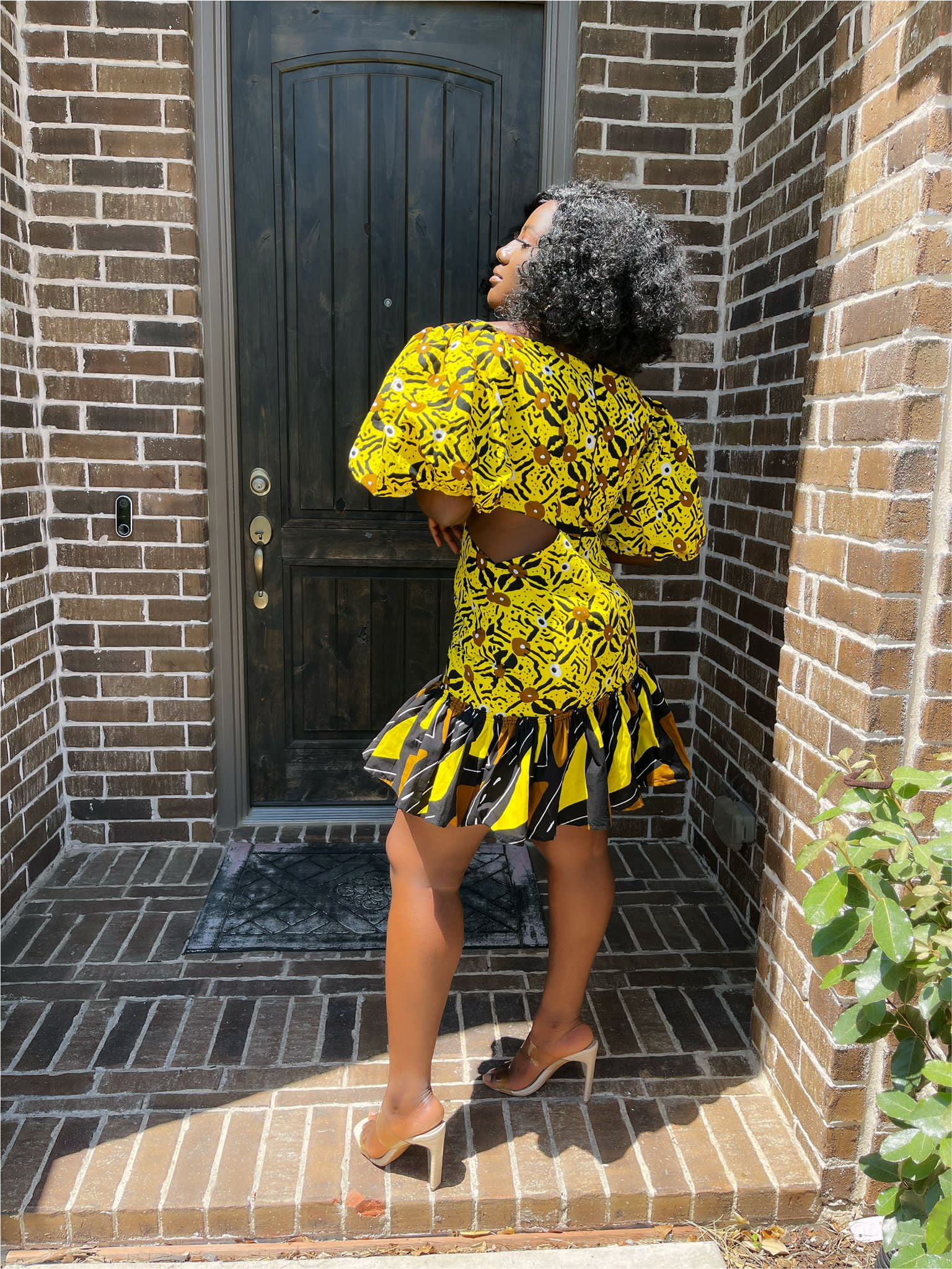 Pamela African Short Puff Hand Dress. - Walmart.com
