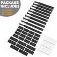 Bamboo Drawer Dividers with Inserts and Labels, Adjustable Expandable ...