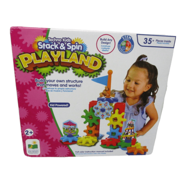 Techno kids Stack & Spin Playland Build Your Own Structure That Moves ...