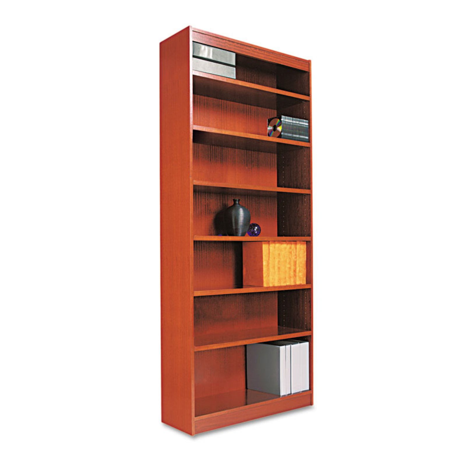 Alera BCS78436 Square Corner Wood Veneer Bookcase - Walmart.com Alera BCS78436 Square Corner Wood Veneer Bookcase - Walmart.com