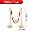 WAASOSCON Crowd Control Stanchion 8pcs Stainless Steel Crowd Control ...