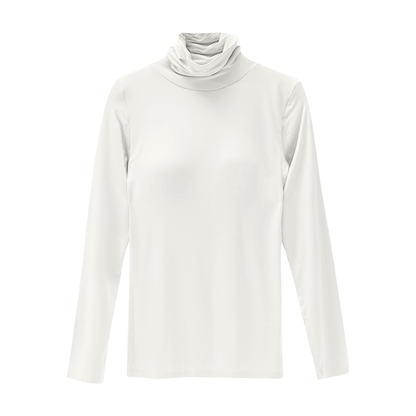 Click here for Wrkekc Long Sleeve Tops For Women Turtleneck Cotto... prices