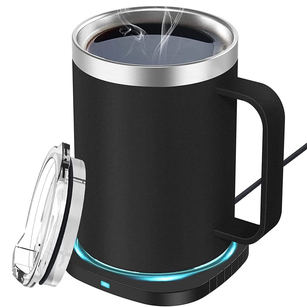 Temperature Control Smart Mug With Lid Self Heating Coffee Mug 350ml Coffee Mug Improved