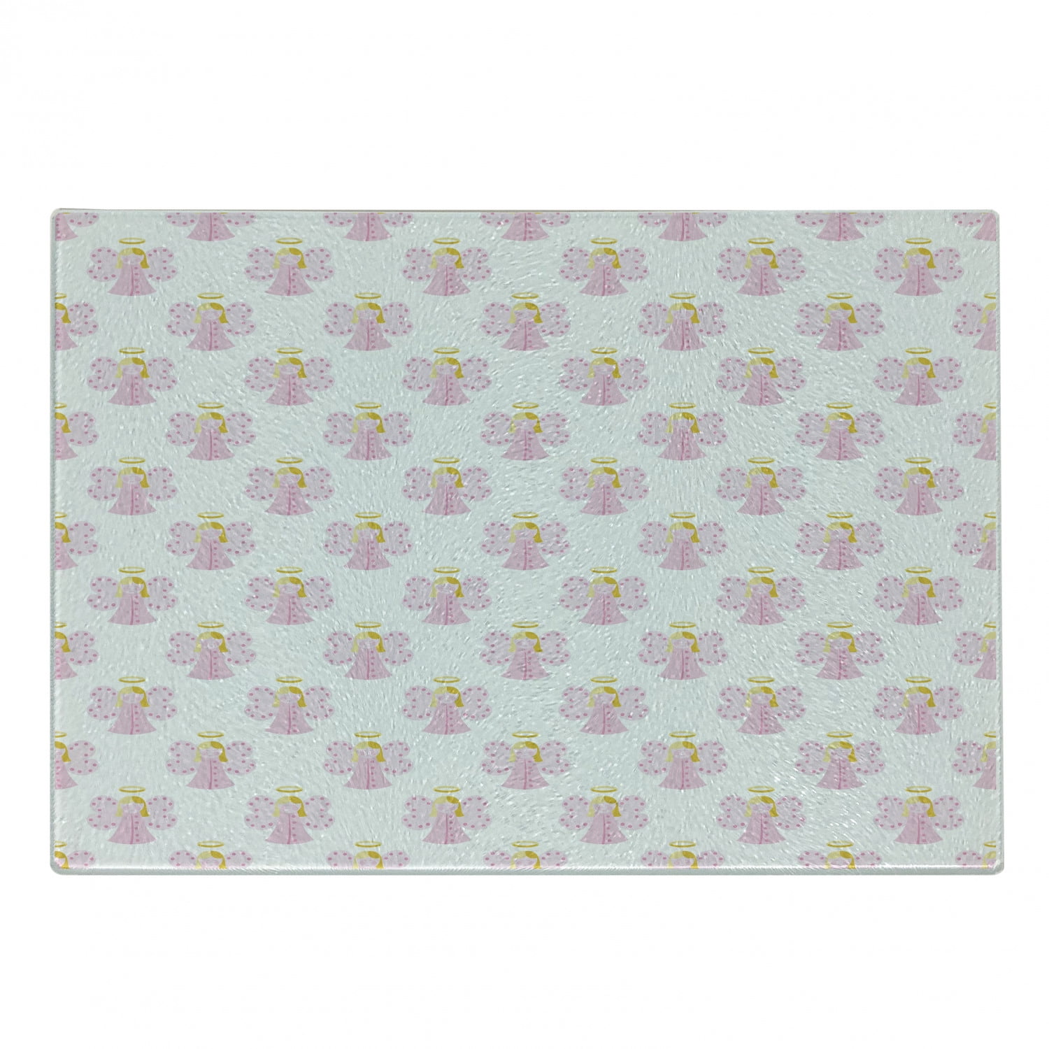 Angel Cutting Board, Angels Wing Girl with Halo Surreal Cartoon ...