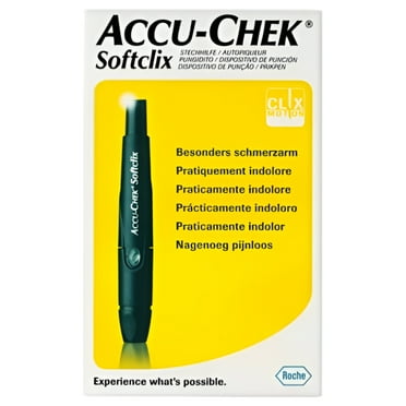 Accu-Chek Softclix Diabetes Lancing Device with 10 Softclix Lancets for ...