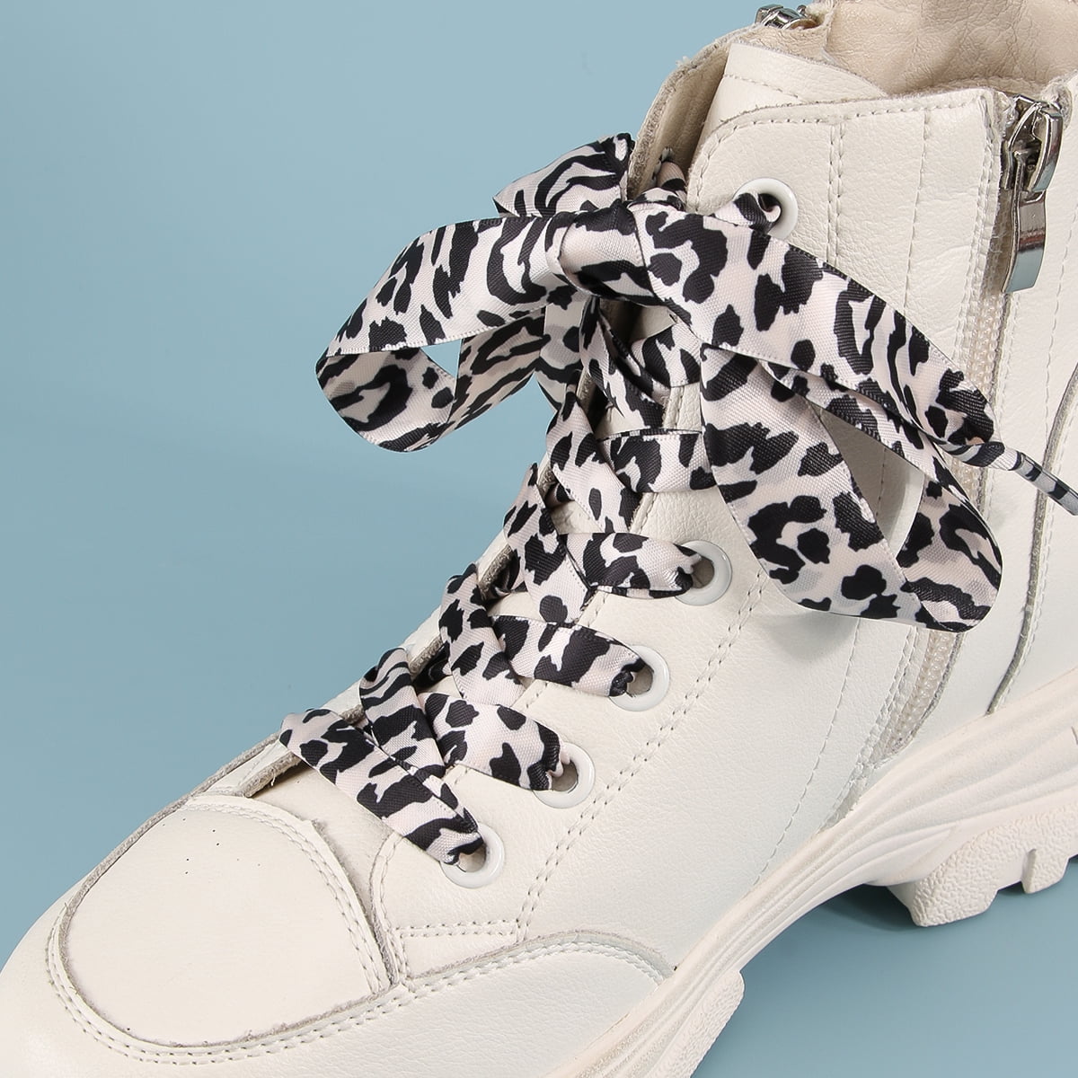 Click here for Shoeslacefactorysale 1 Pairs Leopard Lace Shoe Lac... prices