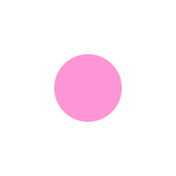 LiteMark 8.5 Inch Pink Dot Decal Stickers for Floors and Walls - Pack ...