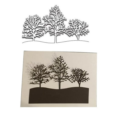 Tree Metal Cutting Dies Diy Scrapbooking Emboss Paper Cards Making ...
