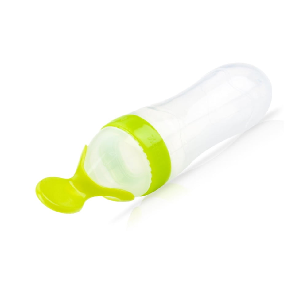 Silicone Baby Food Dispensing Spoon 3oz -Infant Squeeze Fresh Fruit ...