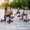 "Yes4All 18"" Gym Stepper Equipment, Adjustable Aerobic Step with 4 ...