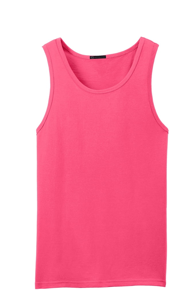 Mato & Hash - Mato & Hash Young Mens Bright Color Tank - MH - Neon Pink ...