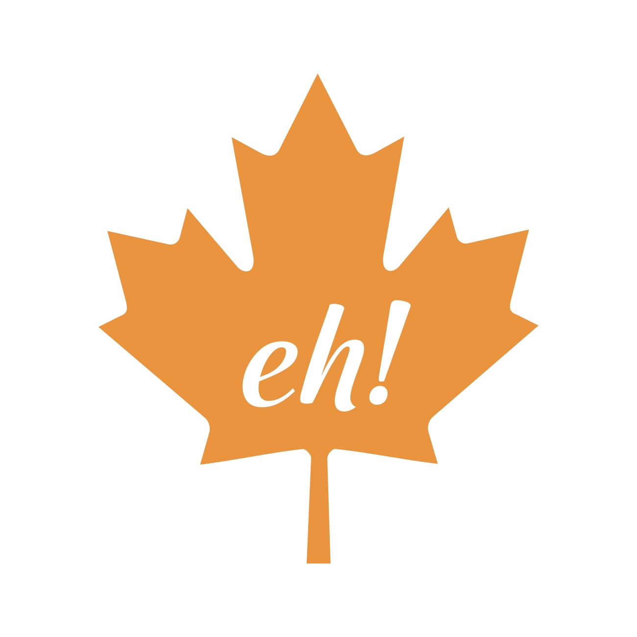 Canadian Maple Leaf Eh ! Sticker Decal Die Cut - Self Adhesive Vinyl ...