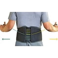 Aspen Adjustable QuikDraw Pro Back Brace, X-Large Adult, Black ...