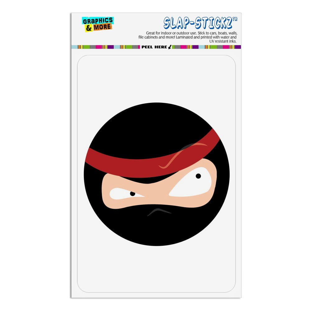 Ninja Face Head Funny Home Business Office Sign - Walmart.com