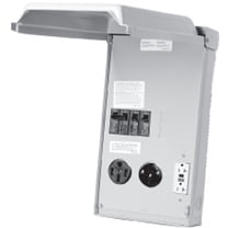 Siemens Power Outlet Panel With Receptacles, Unmetered, Surface Mount ...
