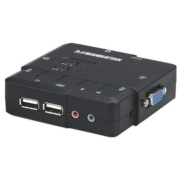 Tripp Lite 2-Port Compact USB KVM Switch w/Audio and Cable - Walmart.com