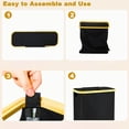 Black Covered Toilet Paper Storage Organizer, Large Capacity Tissue ...