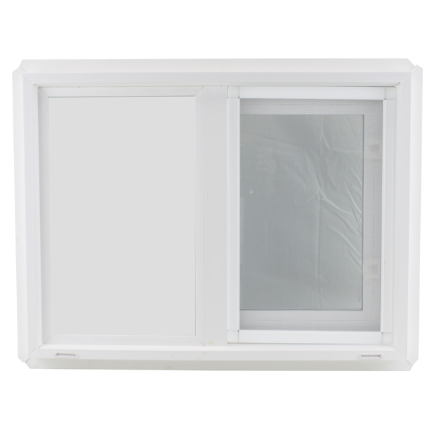 Shed Windows and More 24" x 18" Double Pane Vinyl Tempered Clear Glass ...