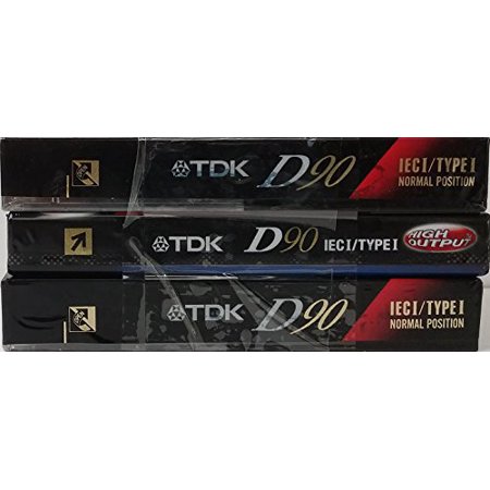 TDK D90 High Output 90 Minute IECI/Type I Cassette Tapes, Set of (3) | Walmart Canada