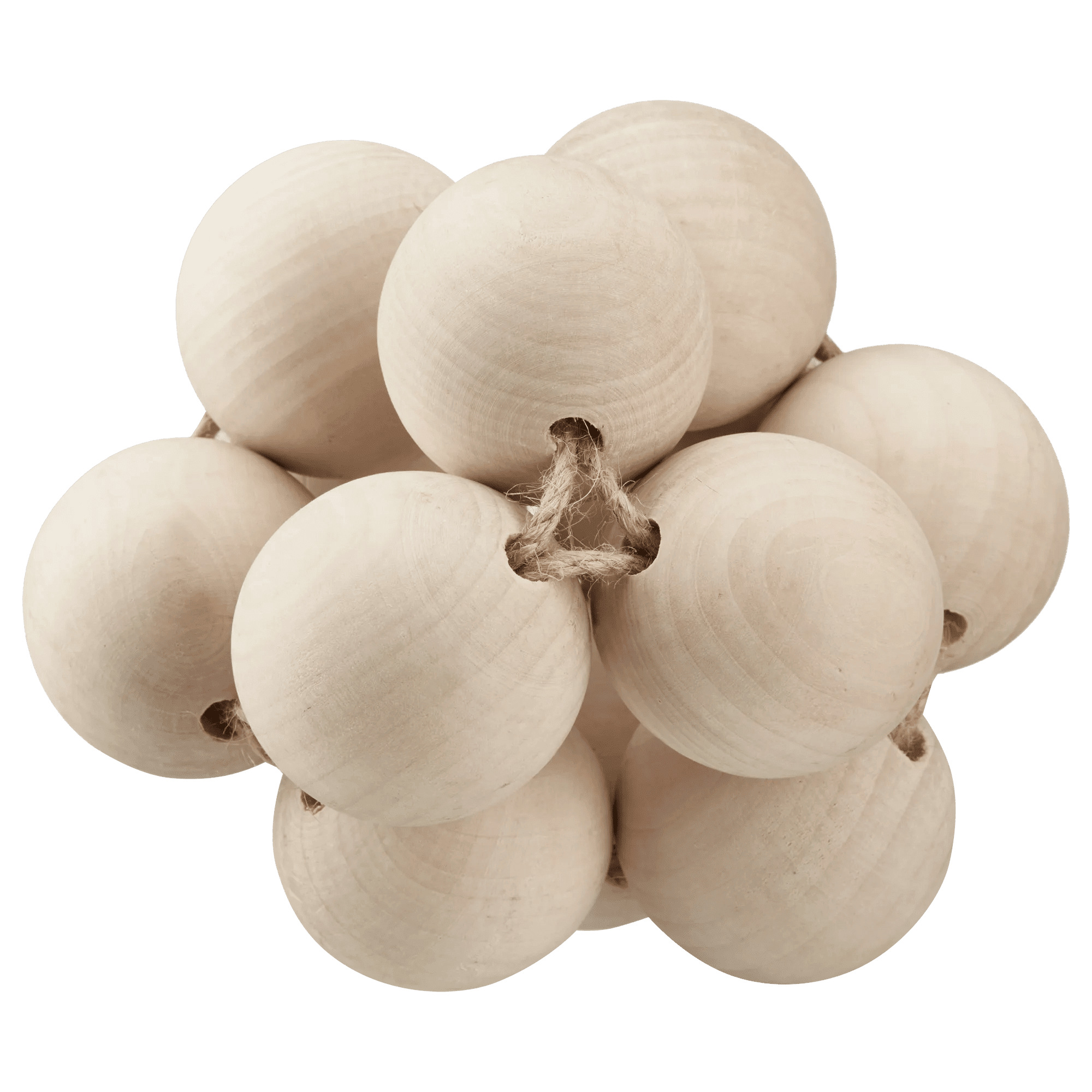 Click here for Bouclair White Knotted Decorative Wood Balls 5.91... prices