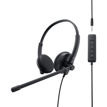 Free Shipping! Dell Pro Stereo Headset - UC350 - Skype for Business ...