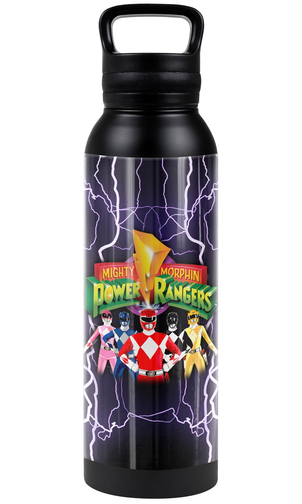 Power Rangers Official Lighting Rangers 24 oz Insulated Canteen Water ...
