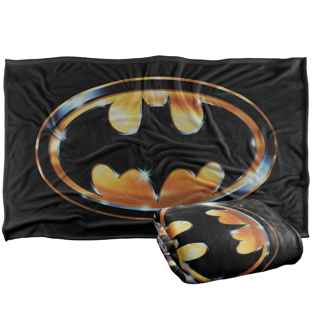 Batman Blanket, 36' x 58' Batman 1989 Logo Silky Touch Super Soft Throw ...