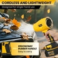 Saker Electric Cordless Leaf Blower with Adjustable Speed, Portable ...