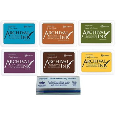 Ranger Archival Mini Ink Pad Kits-Kit 4 - Walmart.com