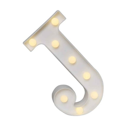 Letters LED Lights Number 26 Alphabet Lights Indoor Wall Hanging Night ...