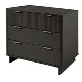 Manhattan Comfort Granville Standard Engineered Wood Dresser in Dark ...