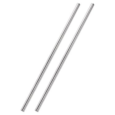 2mm x 100mm 304 Stainless Steel Solid Round Rod for DIY Craft - 2Pcs - Walmart.com
