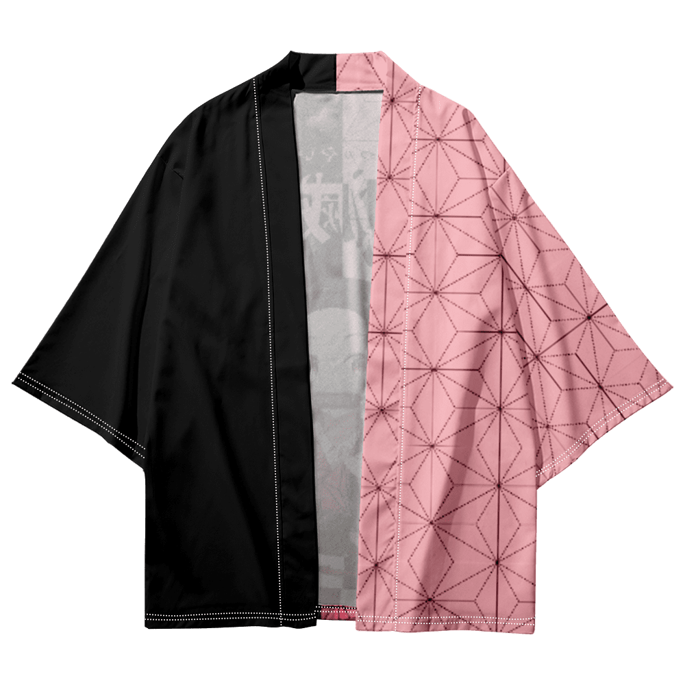 Demon Slayer Kimono Robe Cloak Costume Kimono Cardigan Jacket Anime ...