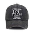 Bainana Baseball Caps For Women Men It Took Me Years Print Adjustable ...