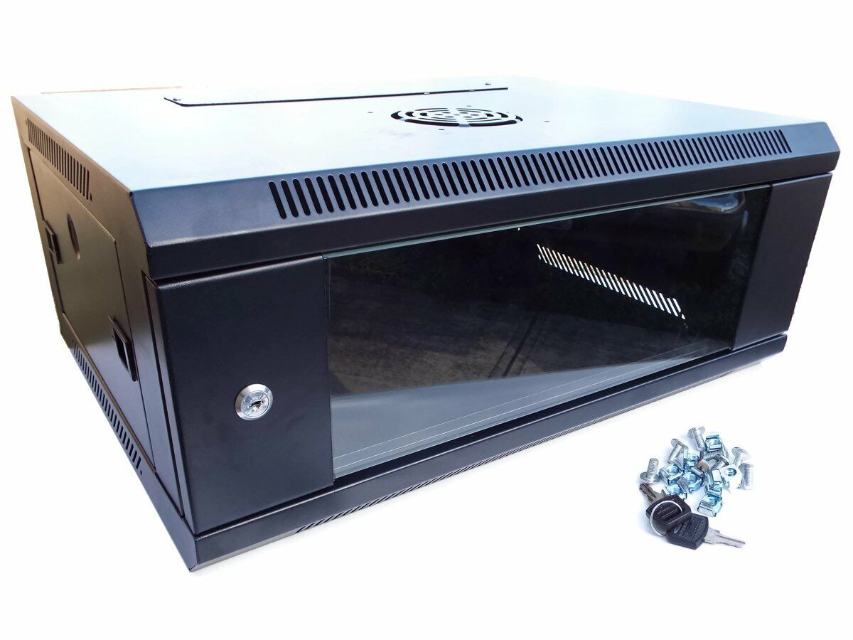 CNAweb 19" 4U Wall Mount Network Security DVR NVR Cabinet Enclosure ...