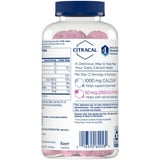 Citracal Calcium Supplement Gummies, Calcium Chews, Natural Raspberry ...