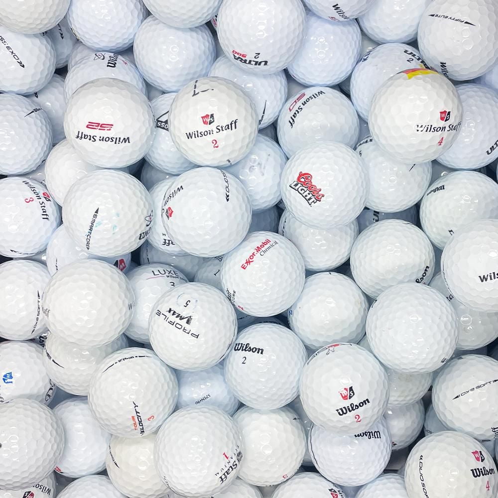 Click here for Mulligan - 75 Wilson Mix Aaa Recycled Used Golf Ba... prices