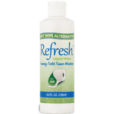 Refresh Liquid Wipe: Toilet Paper Foam. Eco-Friendly Wet Wipe ...