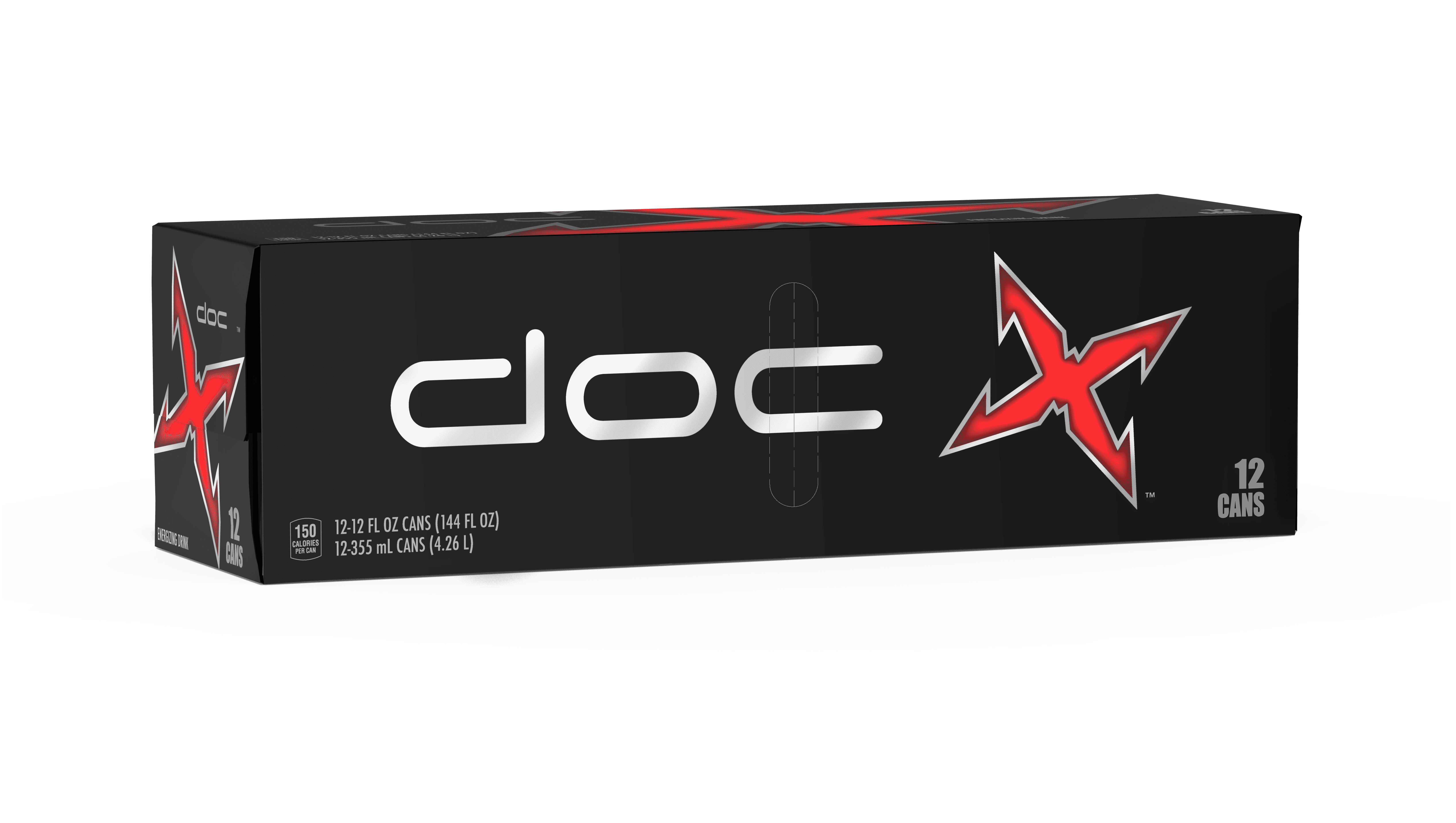 Doc 360 Explosive Black Cherry Soda, 12 Fl. Oz., 12 Count - Walmart.com