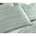 Chezmoi Collection Katy 3-Piece Frayed Edge Solid Reversible 100% ...