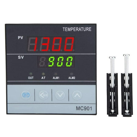 PID Temperature Controller, MC901 Digital Display PID Temperature Controller K Type PT100 Sensor ...
