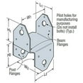 40 Pack Simpson Strong Tie BC4 4x4 Post Cap/Base - Walmart.com