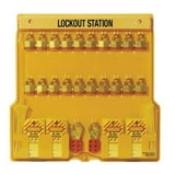 Master Lock Safety Series Lockout Stations with Key Registration Card ...